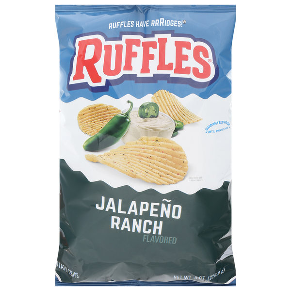 Ruffles Potato Chips, Jalapeno Ranch Flavored – Dukkan